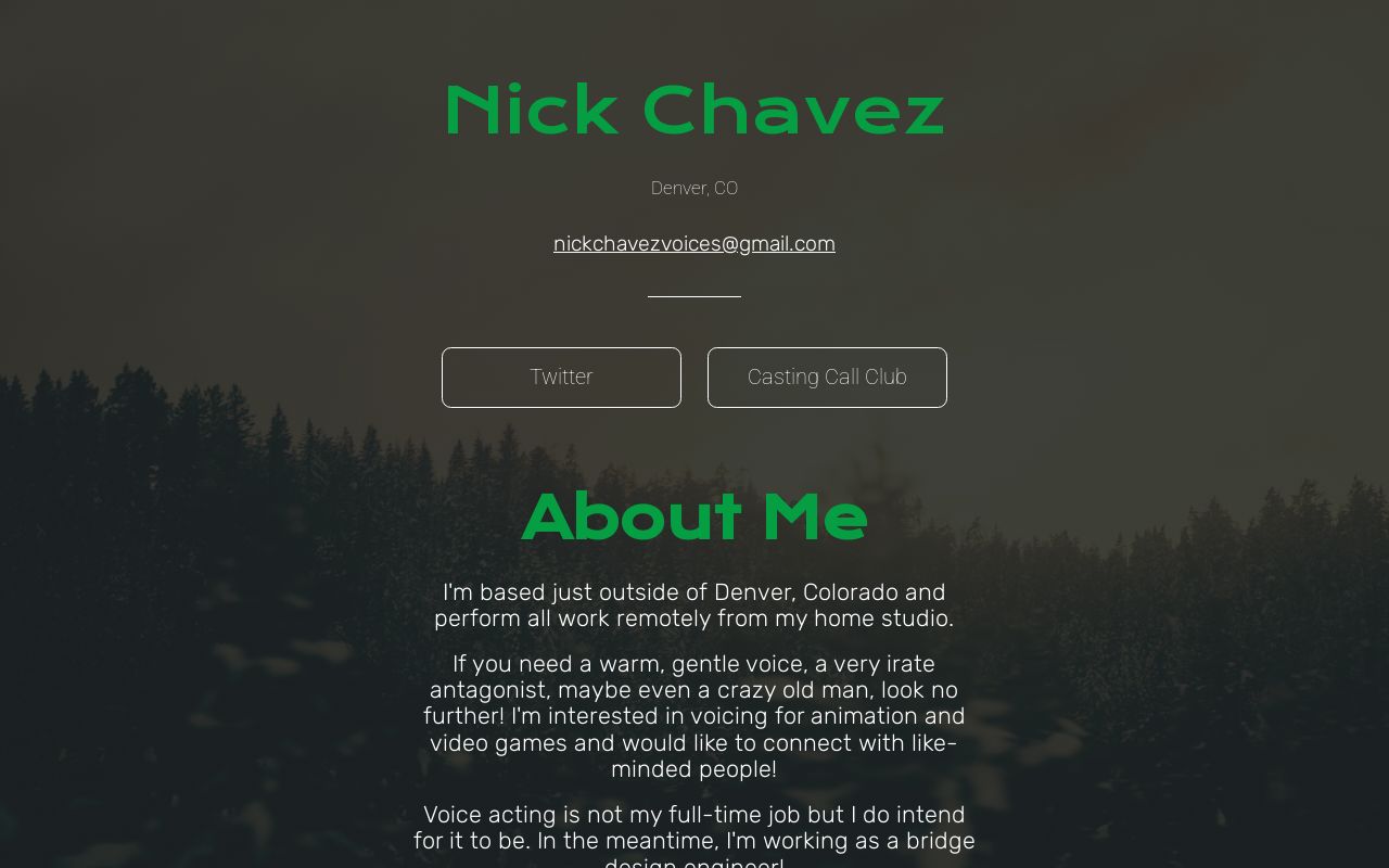 Nick Chavez - Voice Actor